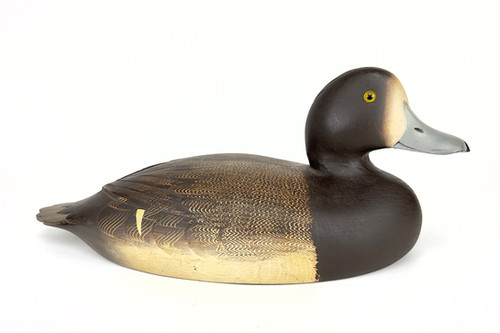 Rare Hollow Bluebill Hen - Davey Nichol | A&M Decoys & Folk Art