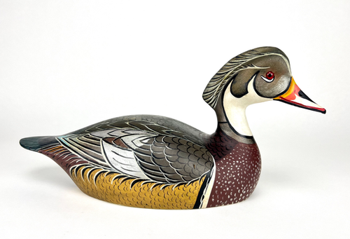 Wood Duck Drake - Roy Conklin | A&M Decoys & Folk Art