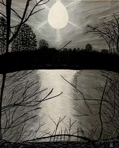 Old Cossey Pond December | Brush Strokes