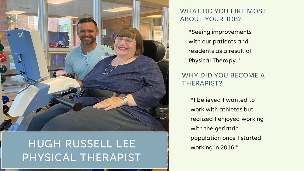Therapist Spotlight: Hugh Russell Lee, DPT