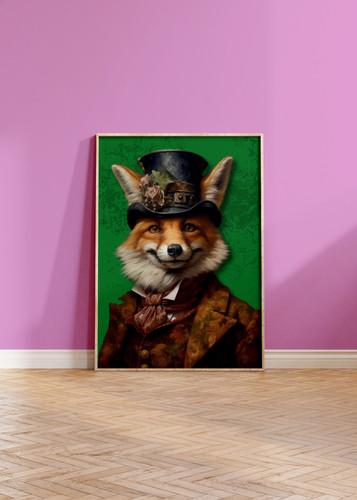 Frank the Fox - green room | Funky Kestrel