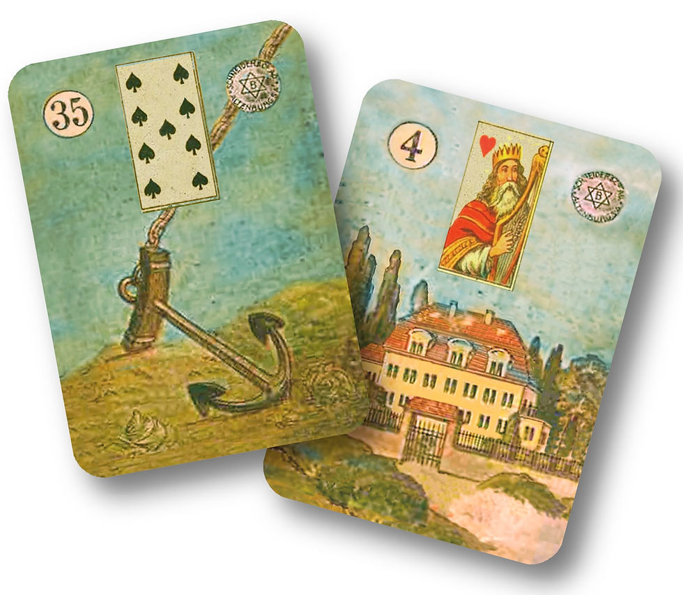 Vintage German Lenormand 2021 | Tarot by Seven, LLC
