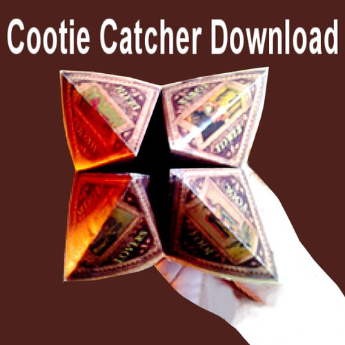 Cootie-Catcher Fortune Teller Download | Tarot by Seven, LLC