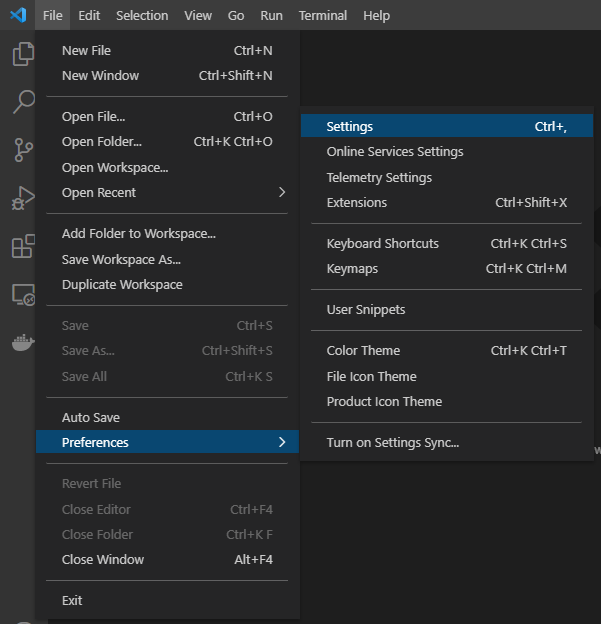 Visual studio code word suggestion
