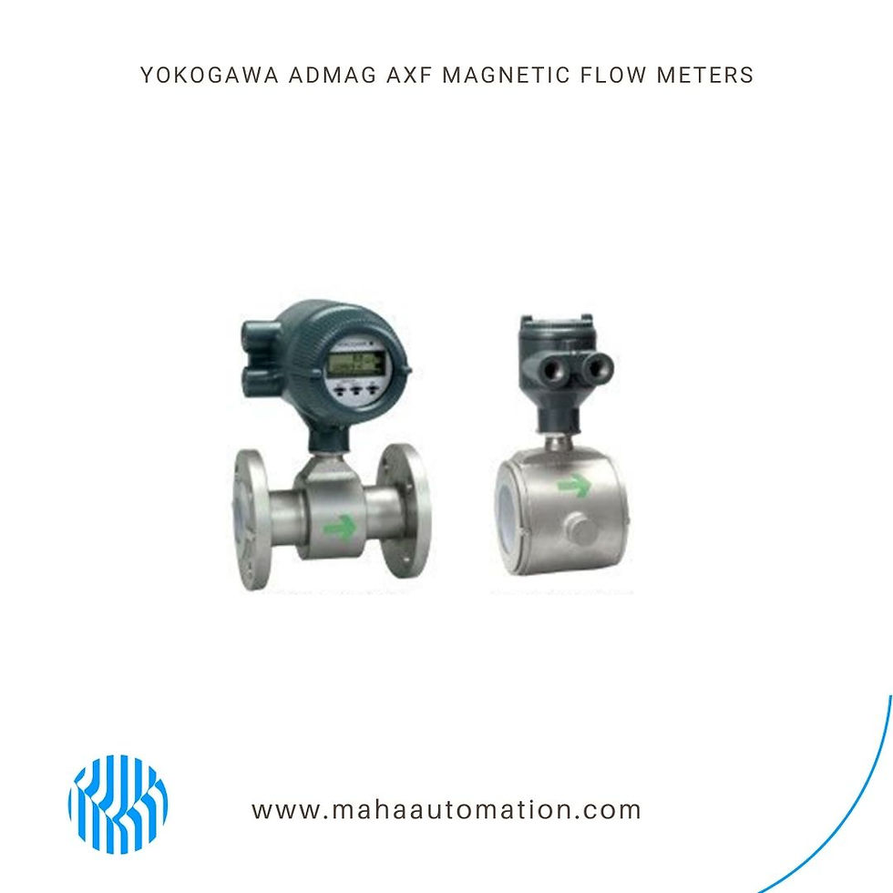 YOKOGAWA ADMAG AXF MAGNETIC FLOW METERS