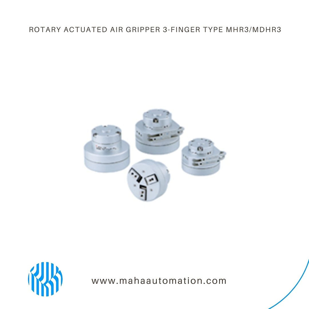 ROTARY ACTUATED AIR GRIPPER 3-FINGER TYPE MHR3/MDHR3