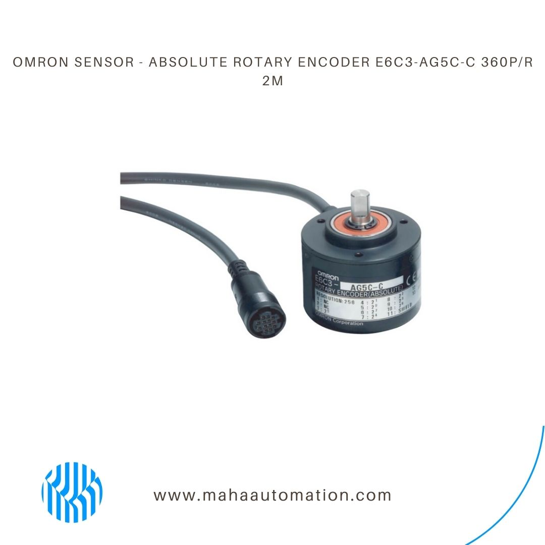 OMRON SENSOR - ABSOLUTE ROTARY ENCODER E6C3-AG5C-C 360P/R 2M
