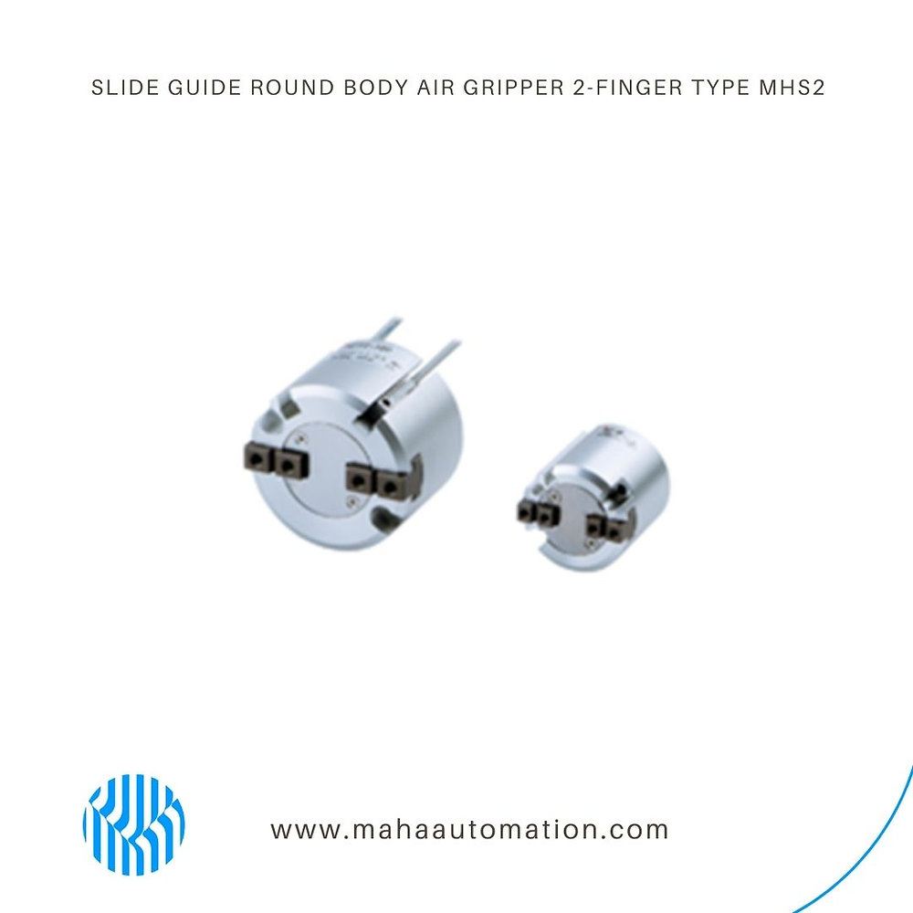 SLIDE GUIDE ROUND BODY AIR GRIPPER 2-FINGER TYPE MHS2