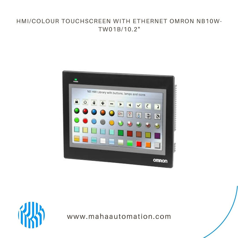 HMI/COLOUR TOUCHSCREEN WITH ETHERNET OMRON NB10W-TW01B/10.2"