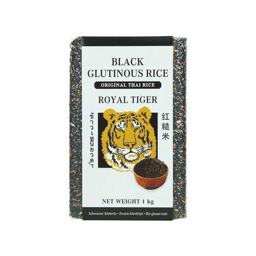 Riz Gluant Noir, 1 KG Royal Tiger | Asian Food Market