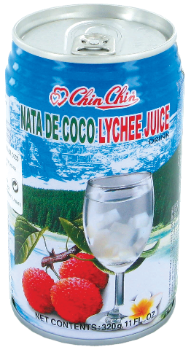 BOISSON AU LYCHEE ET NATA DE COCO 315ml - CHIN CHIN | Asian Food Market