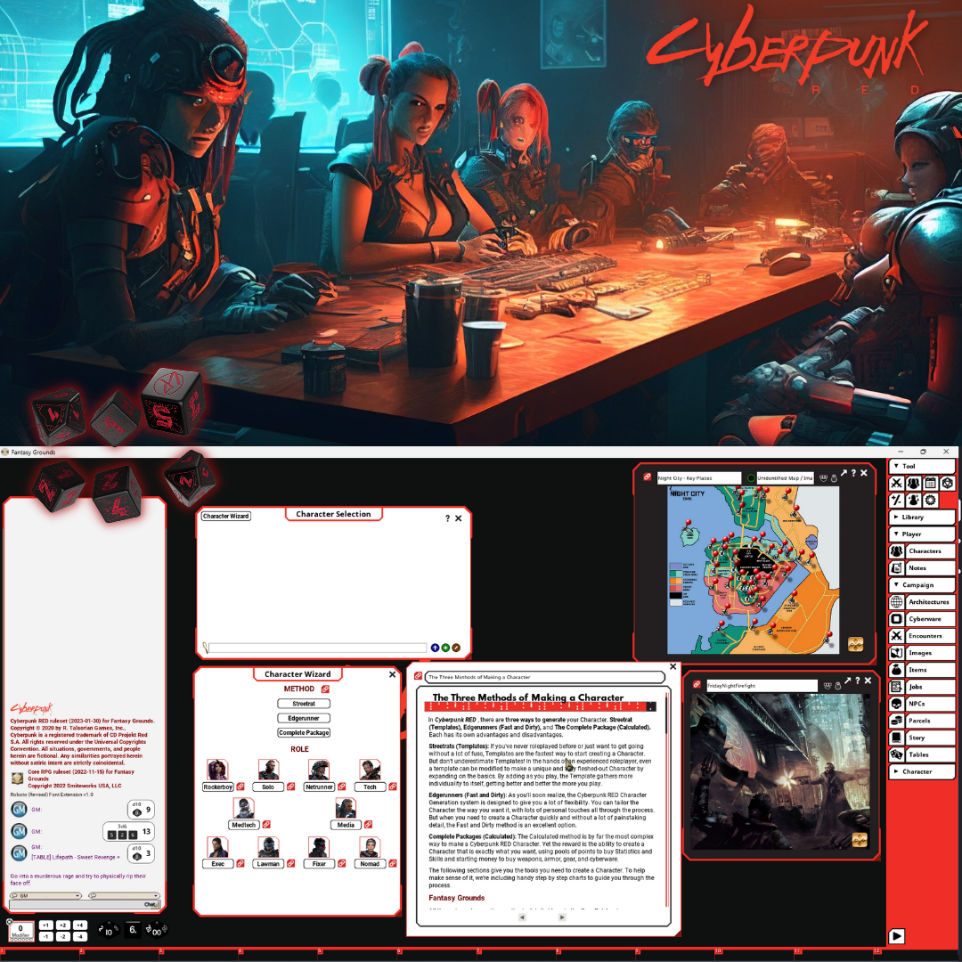 Explore the Dark and Gritty World of Cyberpunk Red on Fantasy Grounds ...