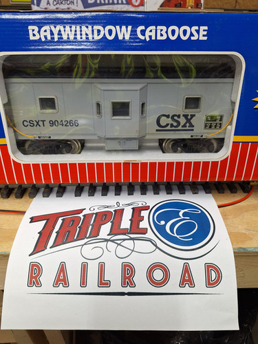 CSX BAYWINDOW CABOOSE | Triple E Railroad