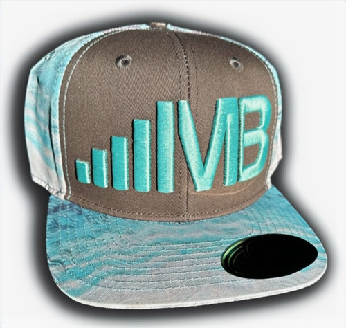 Custom Hat - Teal Wave | meridian-blue-2