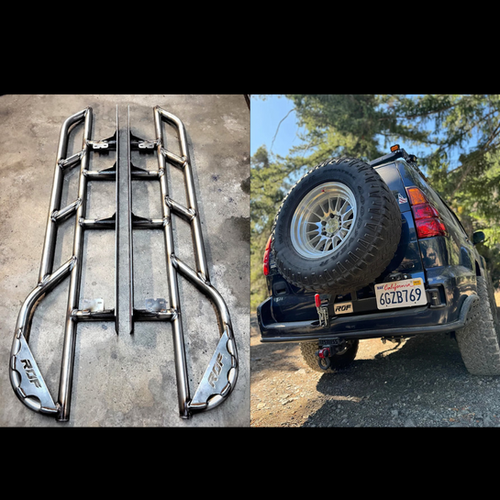 GX470 Essentials Bundle – Rock Sliders & Tire Carrier | Restless Offroad