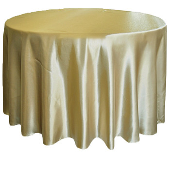 Champagne Satin Table Cloth Hire for Events | Blissful Events
