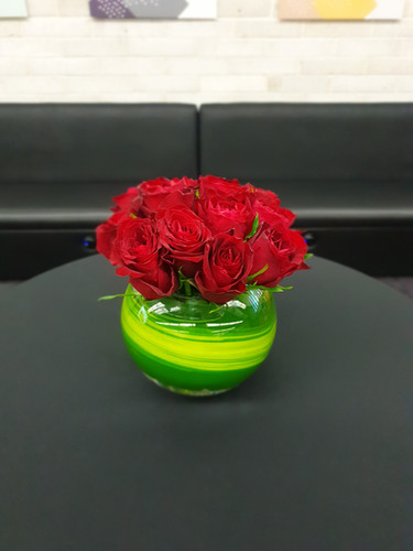 Red Rose in Fishbowl | Blissful Events