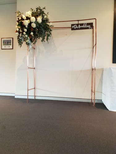 Rose Gold Arch | Blissful Events