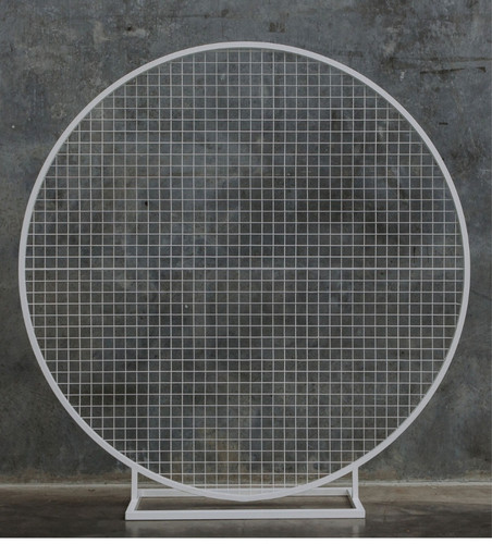 Round Mesh Backdrop - HIRE ONLY | Blissful Events