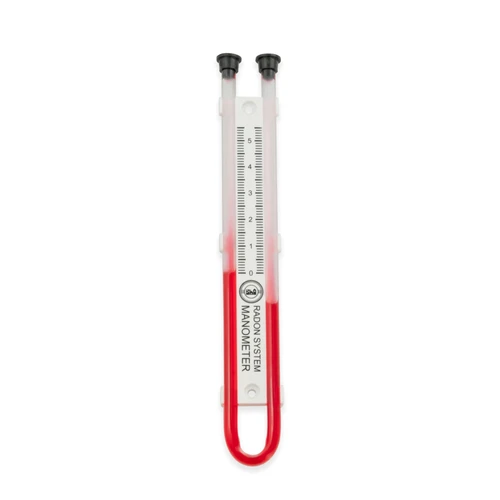 Manometer 5.5" Red Fluid | Spectra Radon