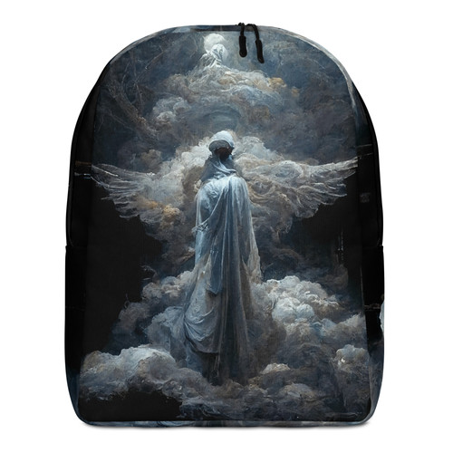 Clouds of Angels - AI-Generated Art - Minimalist Backpack | AUTUMNLIN