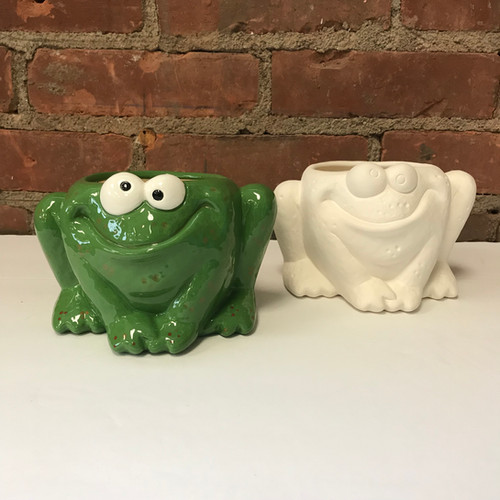 Whimsical Frog Planter | Glazey Dayz