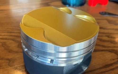 Add ceramic thermal barrier coating to new set of pistons | Alien Engineering