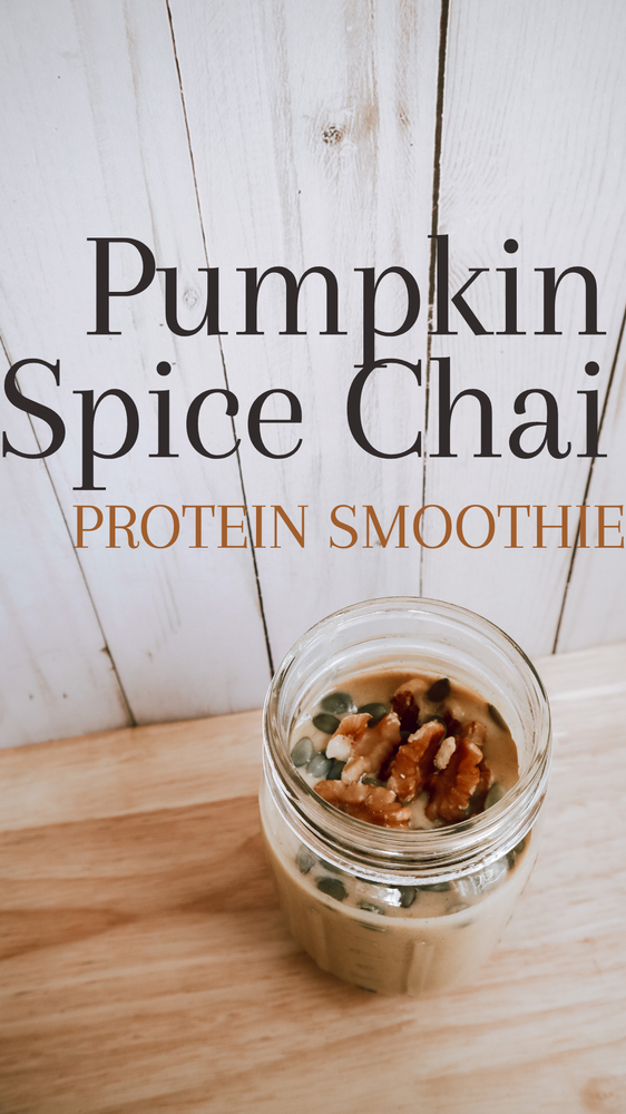 Pumpkin Spice Chai Protein Smoothie