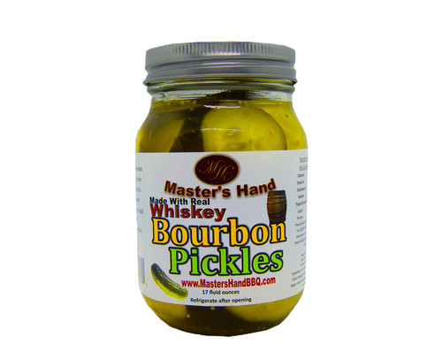 Masters Hand Bourbon Pickles 16oz (With Real Whiskey) | The Pickle ...