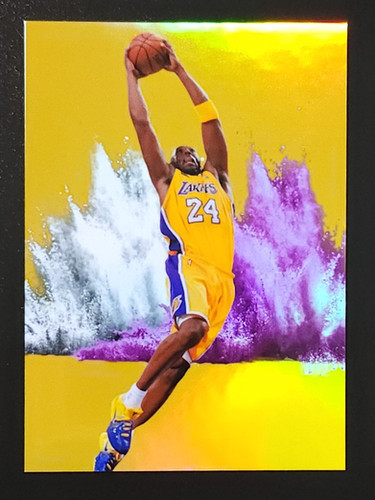 Kobe Bryant Color Explosion Gold Refractor Custom Card | thecardswap