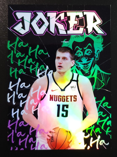 Nikola Jokic Joker Custom Reflect Card | thecardswap