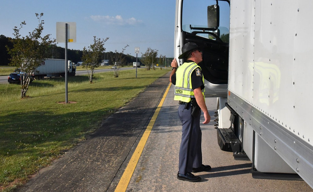 Getting zero violations during a roadside inspection