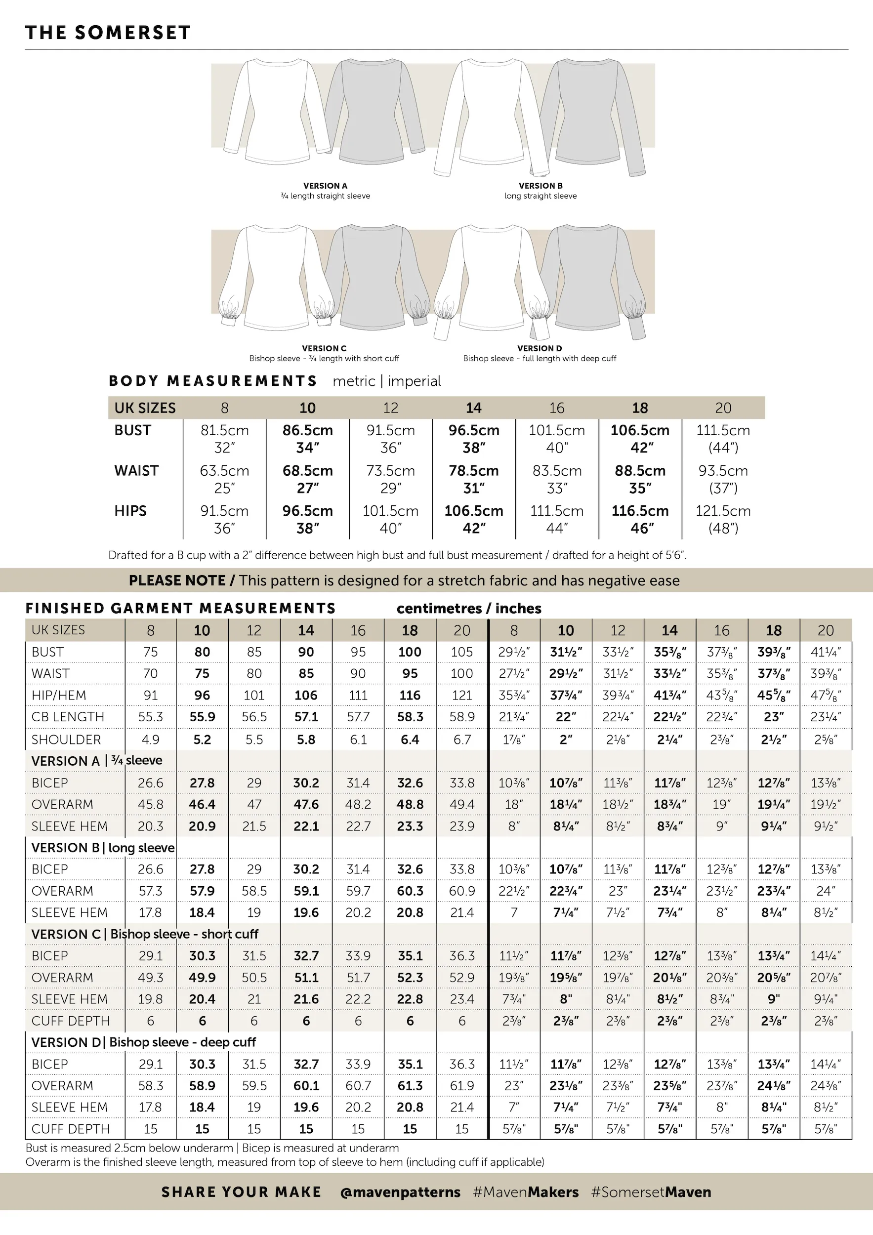 The Somerset Pattern | SewBo
