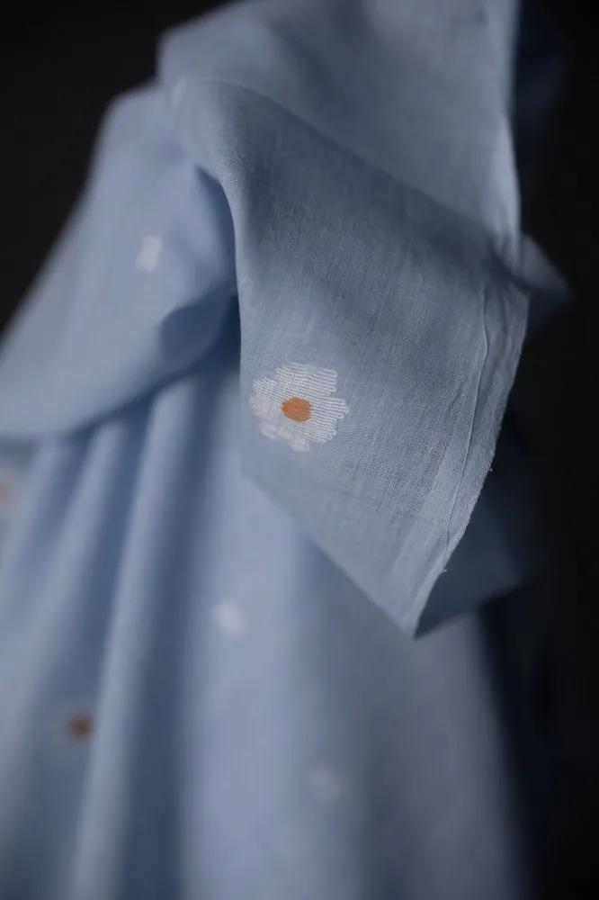 Daylily Jamdani Handwoven Cotton | SewBo