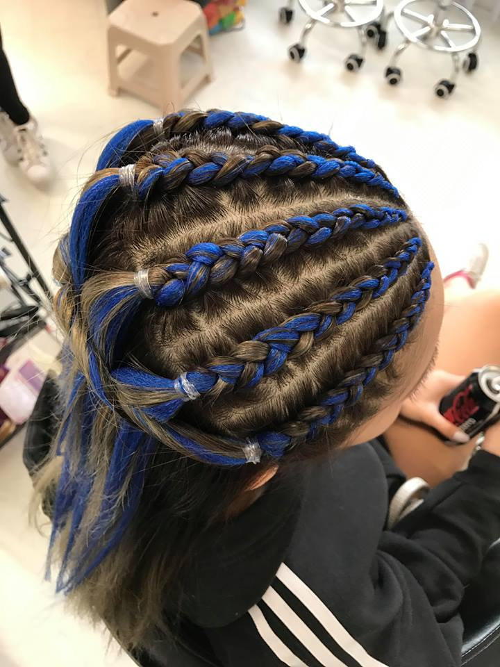Half head corn rows w/ext | Eden Stylz