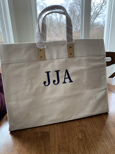 Mongrammed Utility Tote | Paddock Threads LLC