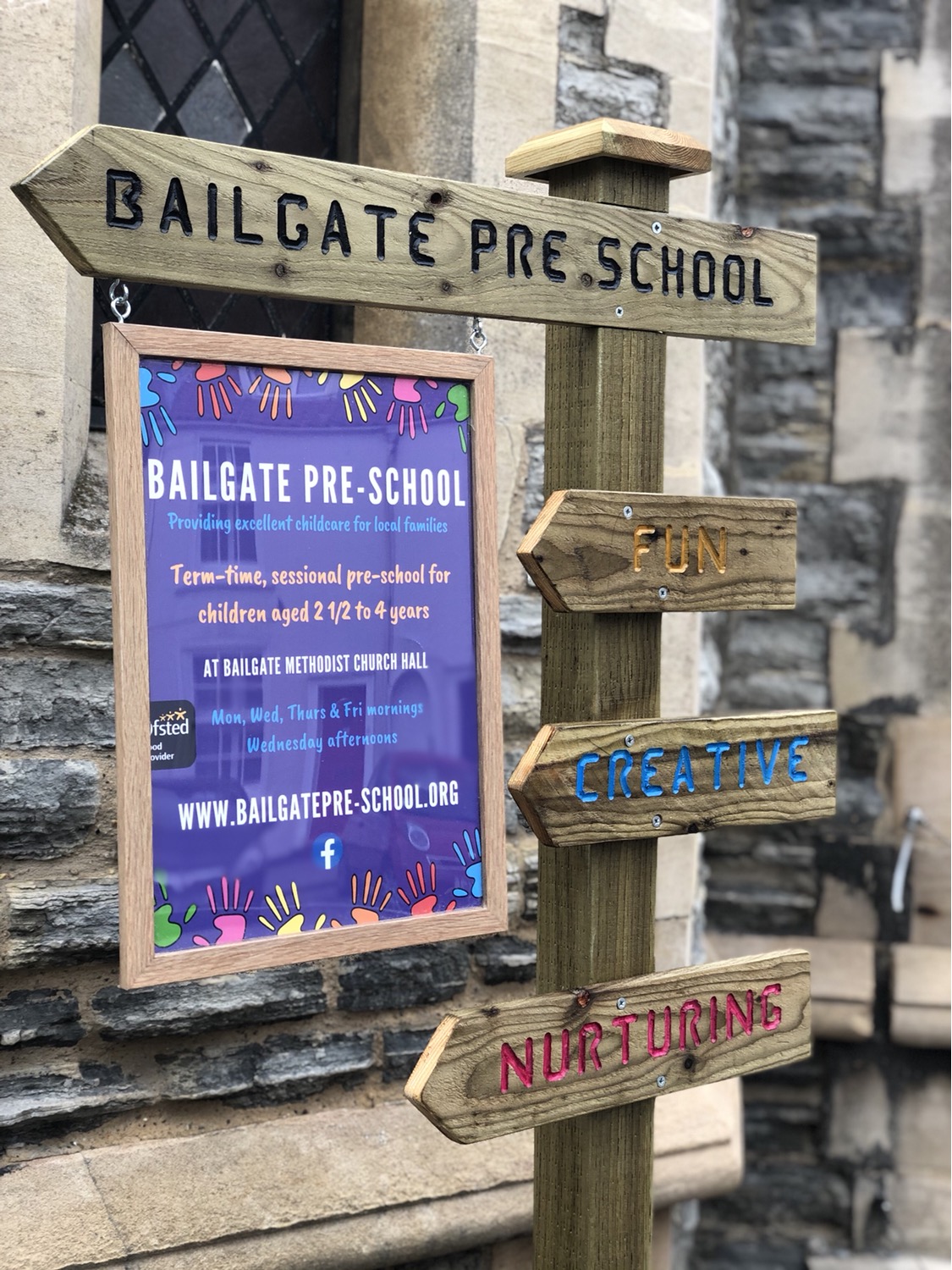 Join “Bailgate Preschool” on Spaces by Wix