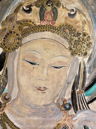 Sun Jingbo (1945-) - Fresque de Dunhuang - 6 | crozonantiquites