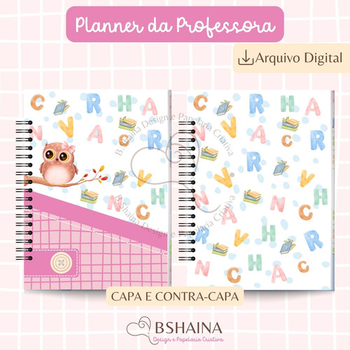 Planner da Professora Miolo Digital | B. Shaina Design