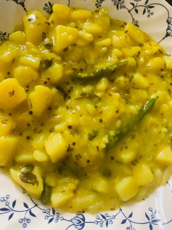 Goan Potato bhaji /sukhi bhaji