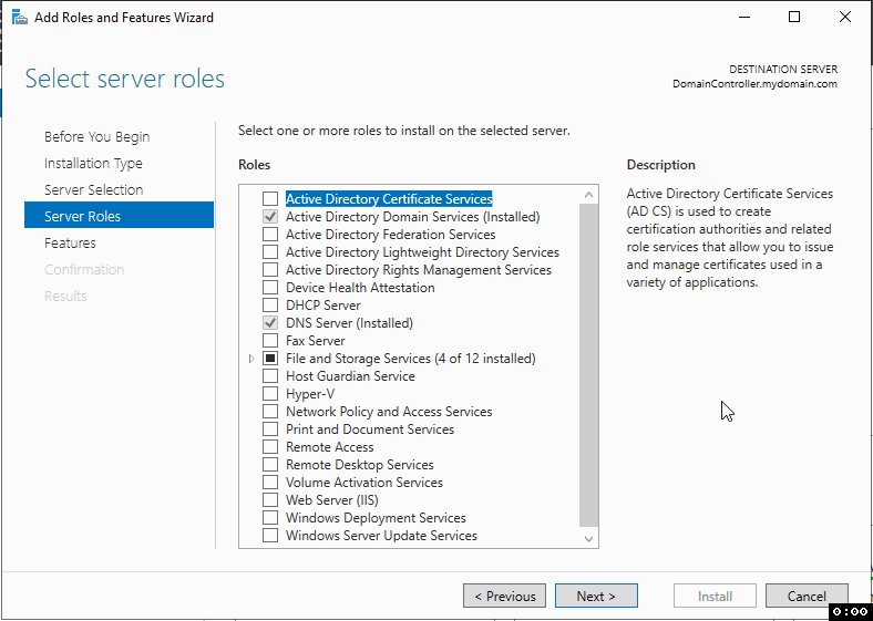 Windows Server | RAS & DHCP Install