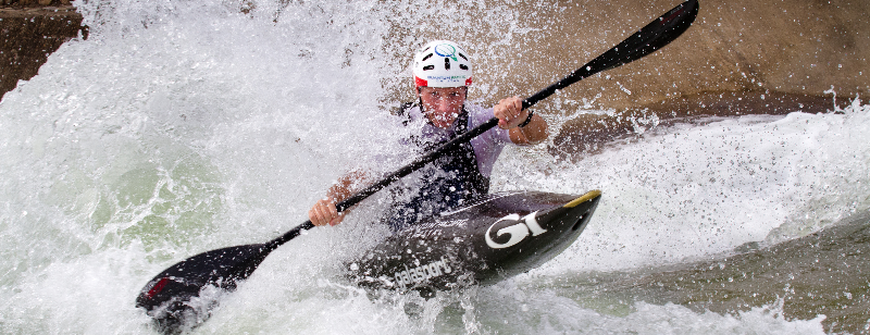 Whitewater slalom kayaker | David Ford World Champion 5x Olympian