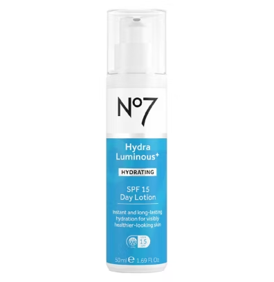 No7 HydraLuminous+ SPF15 Day Lotion | bodycaredirect