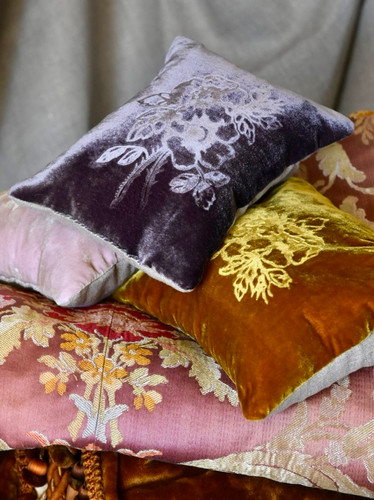 Aubergine Velvet Sachet | JENNIFER LANNE