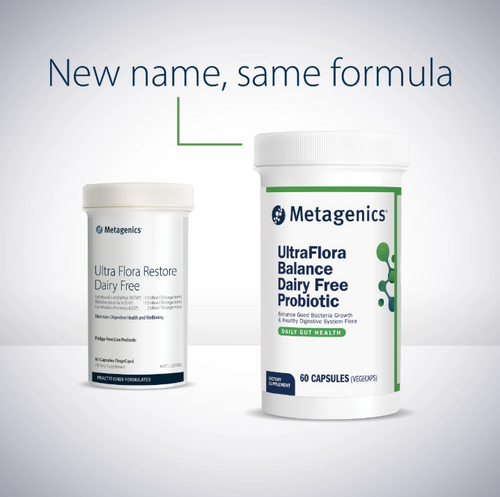 Metagenics UltraFlora Restore Dairy Free 60 Capsules (now UltraFlora ...