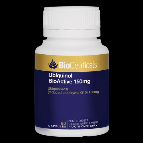 BioCeuticals Ubiquinol BioActive 150mg 60 Capsules | St Ives Chase Pharma