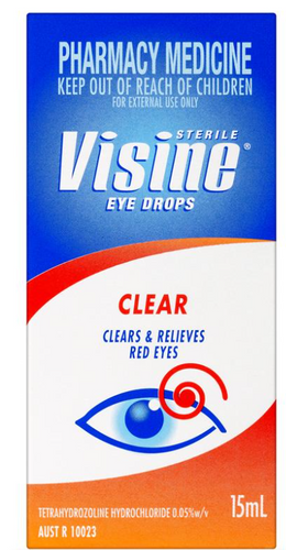 Visine Clear Eye Drops 15mL | Stanmore Sta Pharm