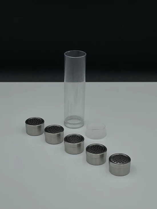 Stainless Steel Dosing Capsules (5 Pack) with Storage Caddy | Stanmore ...