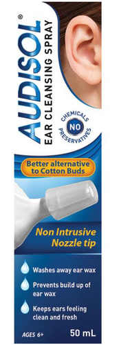 Audisol Ear Cleansing Spray 50ml | Stanmore Sta Pharm