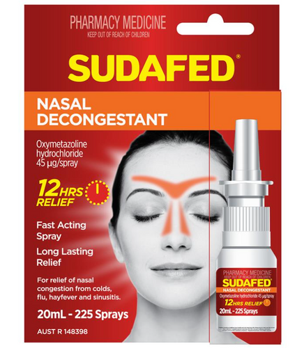Sudafed Nasal Decongestant Spray 20ml | Stanmore Sta Pharm